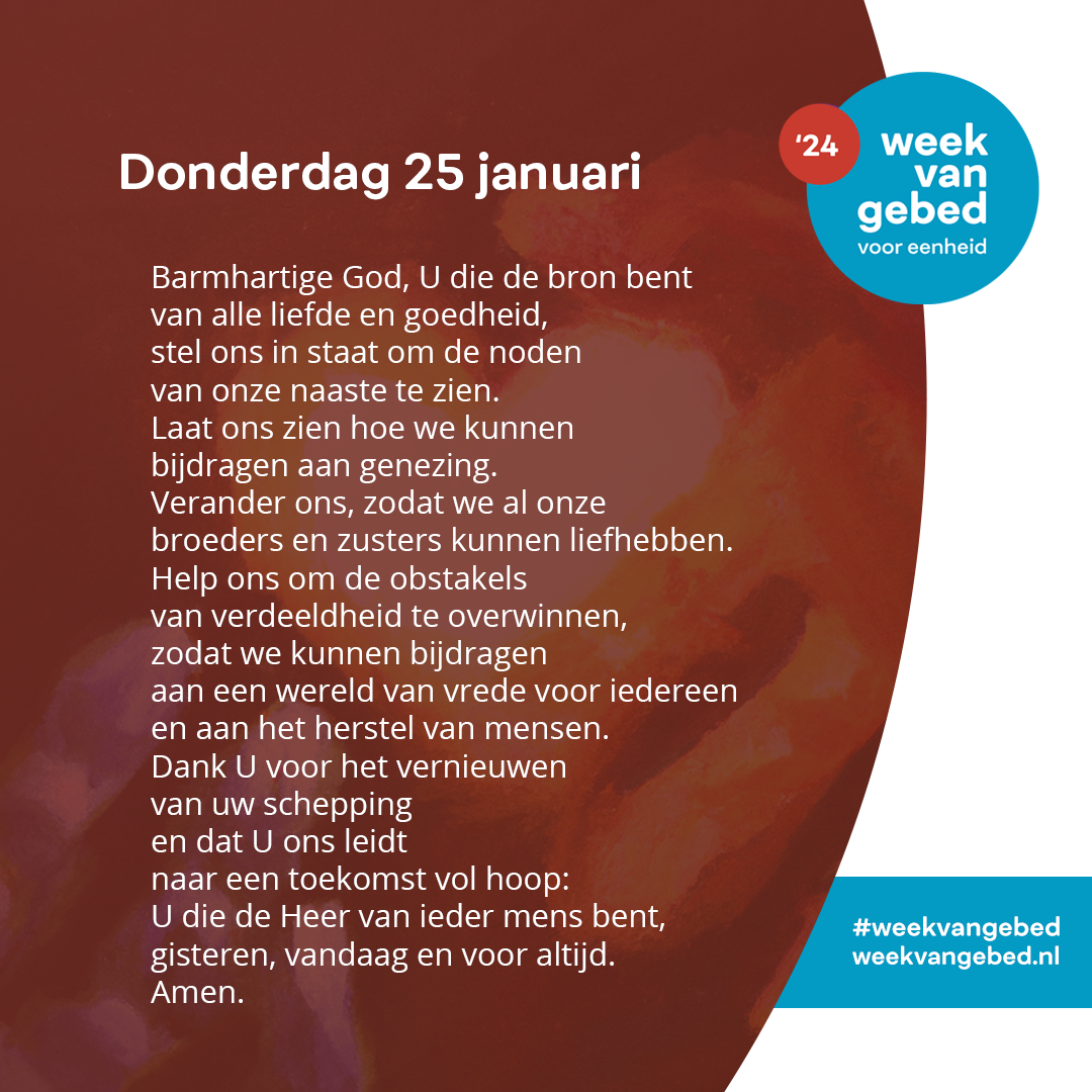 Promoot de Week van gebed voor eenheid - Week van gebed voor eenheid